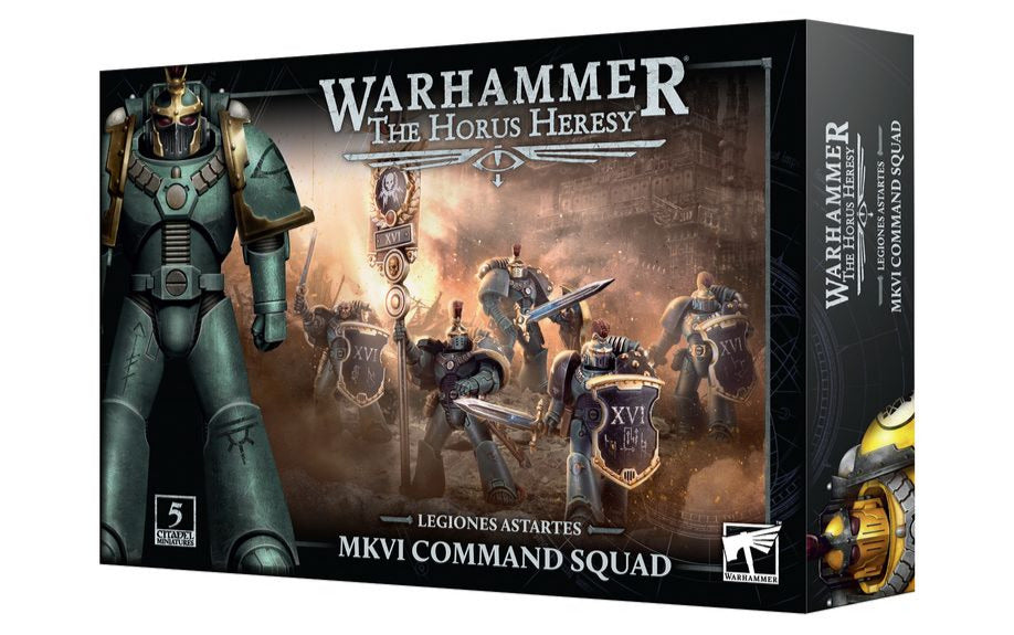 WARHAMMER The Horus Heresy Legiones Astartes: MKVI Legion Command Squa ...