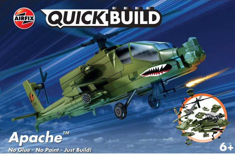 AIRFIX QUICKBUILD BOEING APACHE Plastic Model Kit – Hobby In Scale