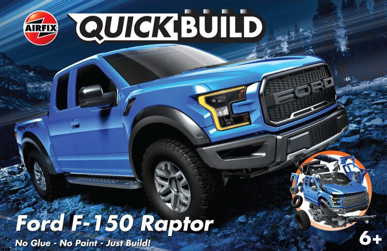 AIRFIX QUICKBUILD FORD F-150 RAPTOR Plastic Model Kit – Hobby In Scale