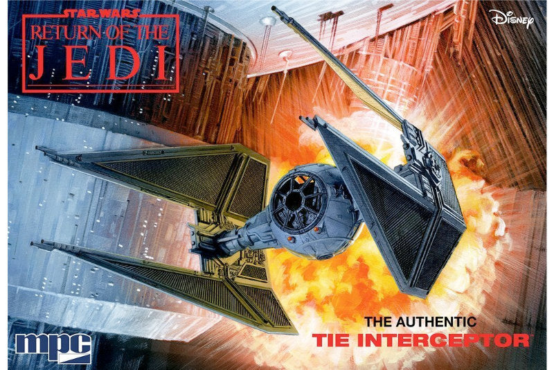 1:48 MPC Star Wars: Return of the Jedi Tie Interceptor (Snap) Plastic ...