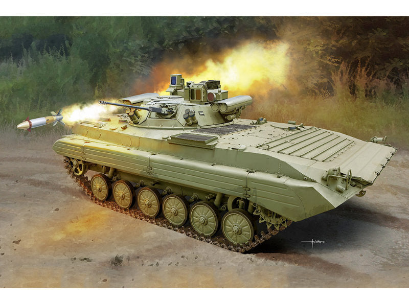 1:35 TRUMPETER Russian BMP-2M Berezhok Turret Plastic Model Kit – Hobby ...