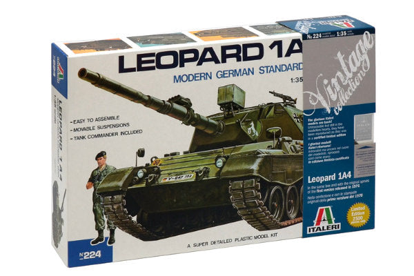 1:35 ITALERI Leopard 1A4 MBT Vintage Collection *Australian Decals ...
