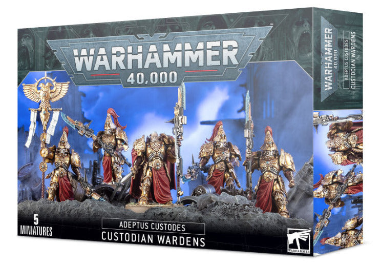 WARHAMMER 40K Adeptus Custodes: Custodian Wardens – Hobby In Scale